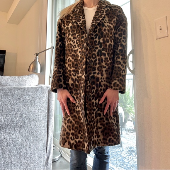 Vigoss | Jackets & Coats | Vigoss Leopard Print Coat | Poshmark